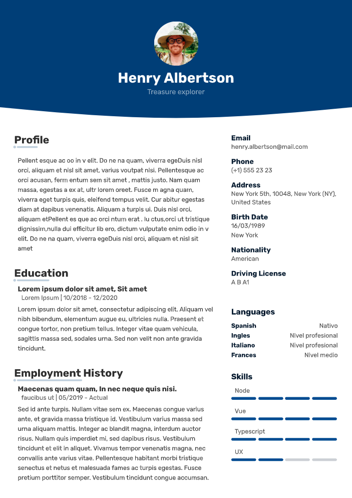 cveditor.app - CV Template generator
